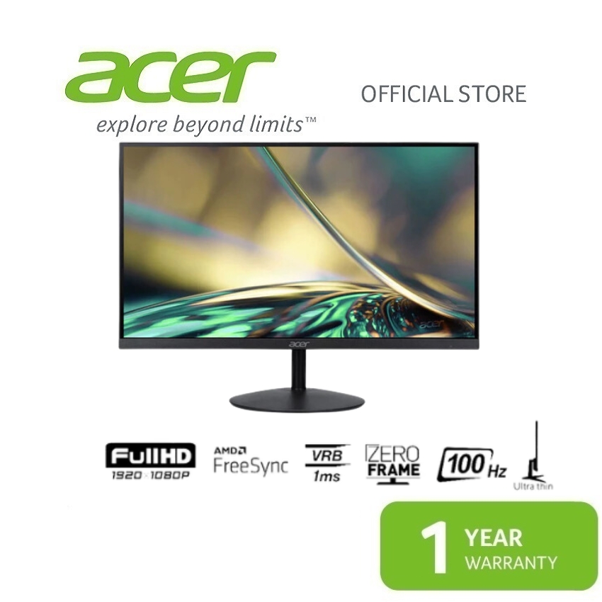 Acer SA222Q Hbi 21.5" VA 100Hz FHD VGA/HDMI Monitor | 21" Monitors ...