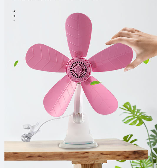 5 Leaves Mute Wall Hanging Clip Fans Foldable Holder Air Fan | Lazada PH