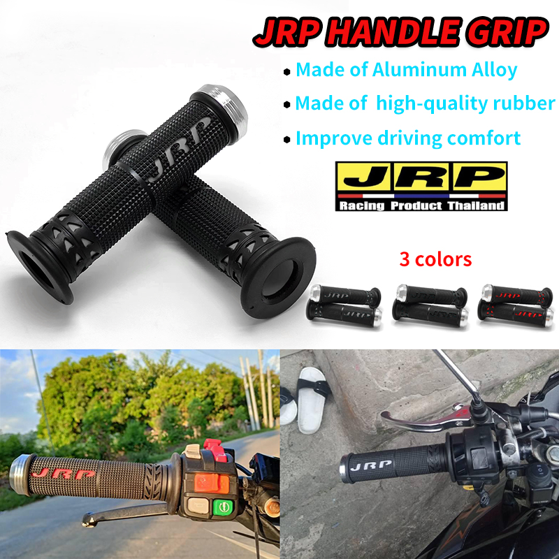 Pinph JRP Handle Grip Rubber Grip With Silver Bar End Free Sticker And ...