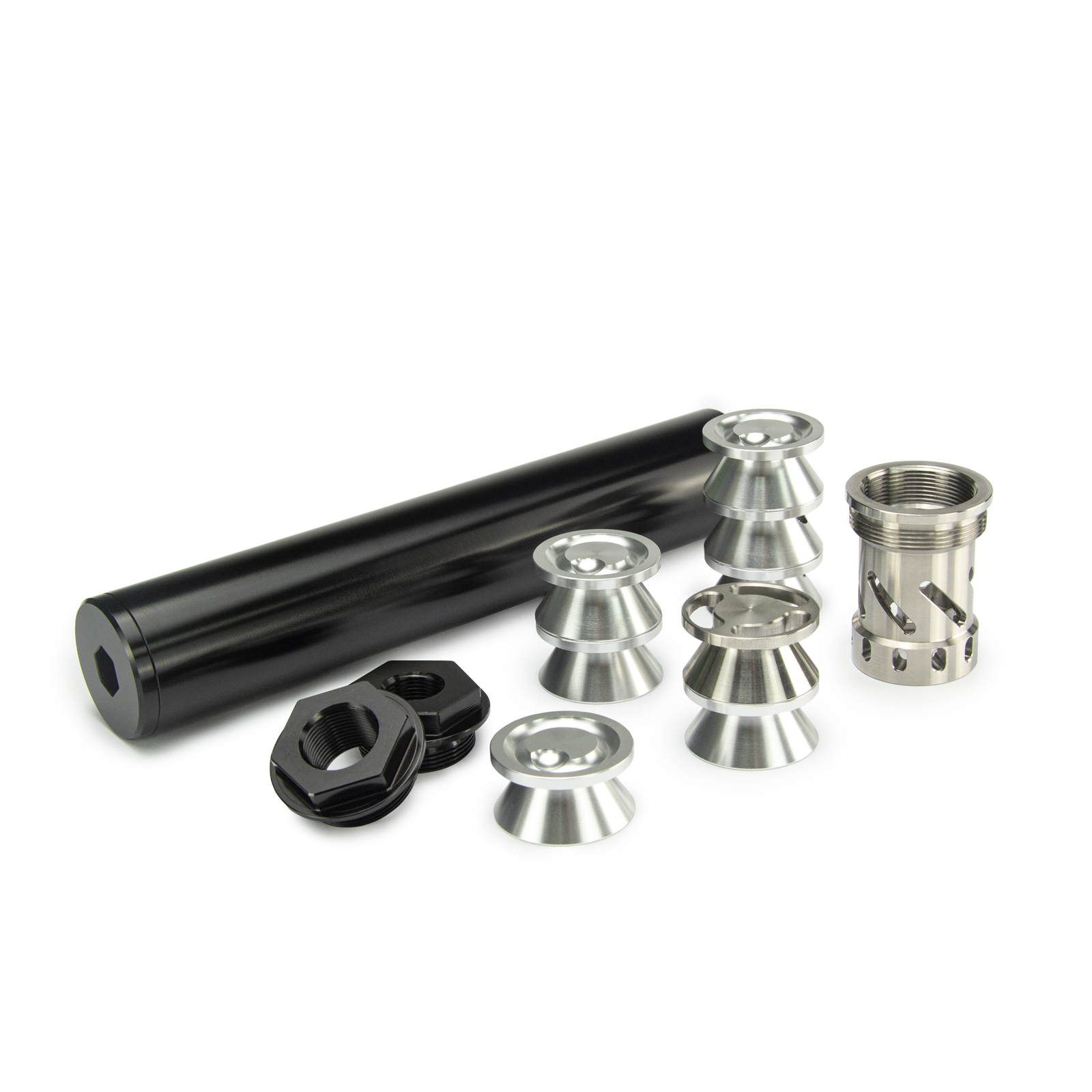 1.25"OD 6.9"L Solvent Trap Fuel Filter 1/2x28+5/8x24 K Cup 1x Stainless ...