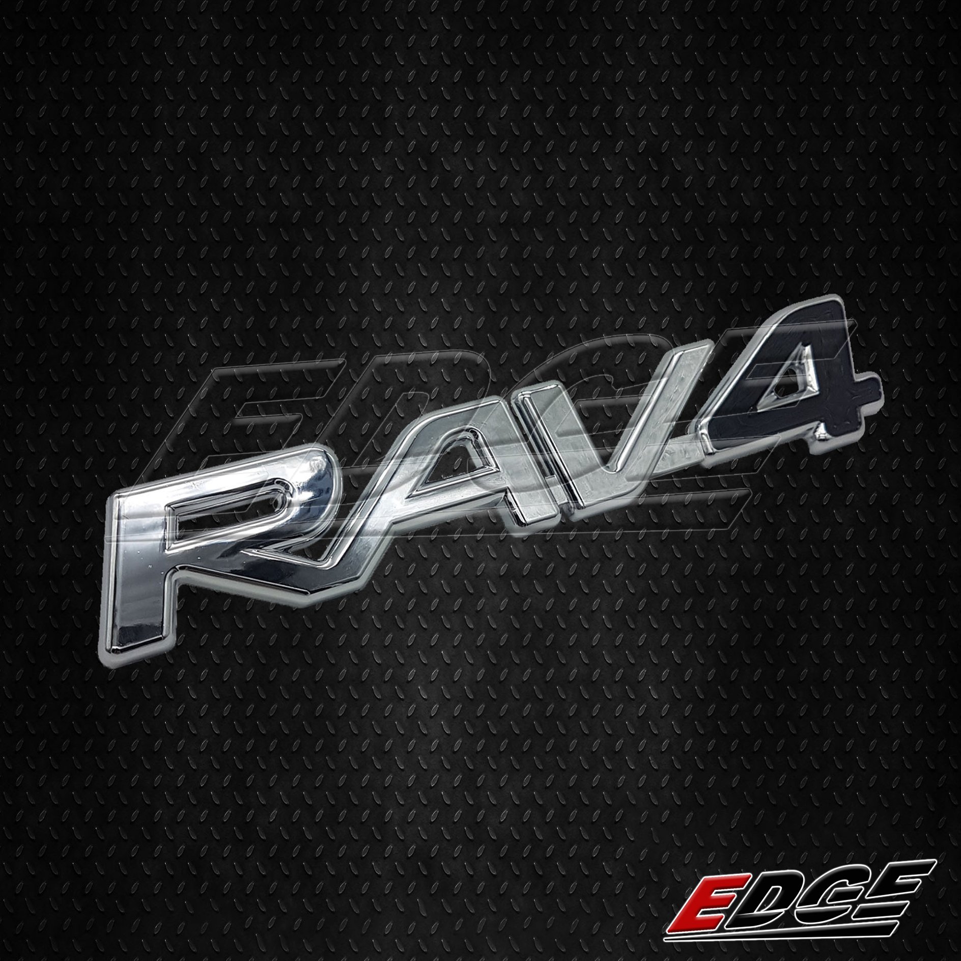 Emblem - RAV-4 - 3x16cm // toyota rav4 adhesive ready sticker name ...