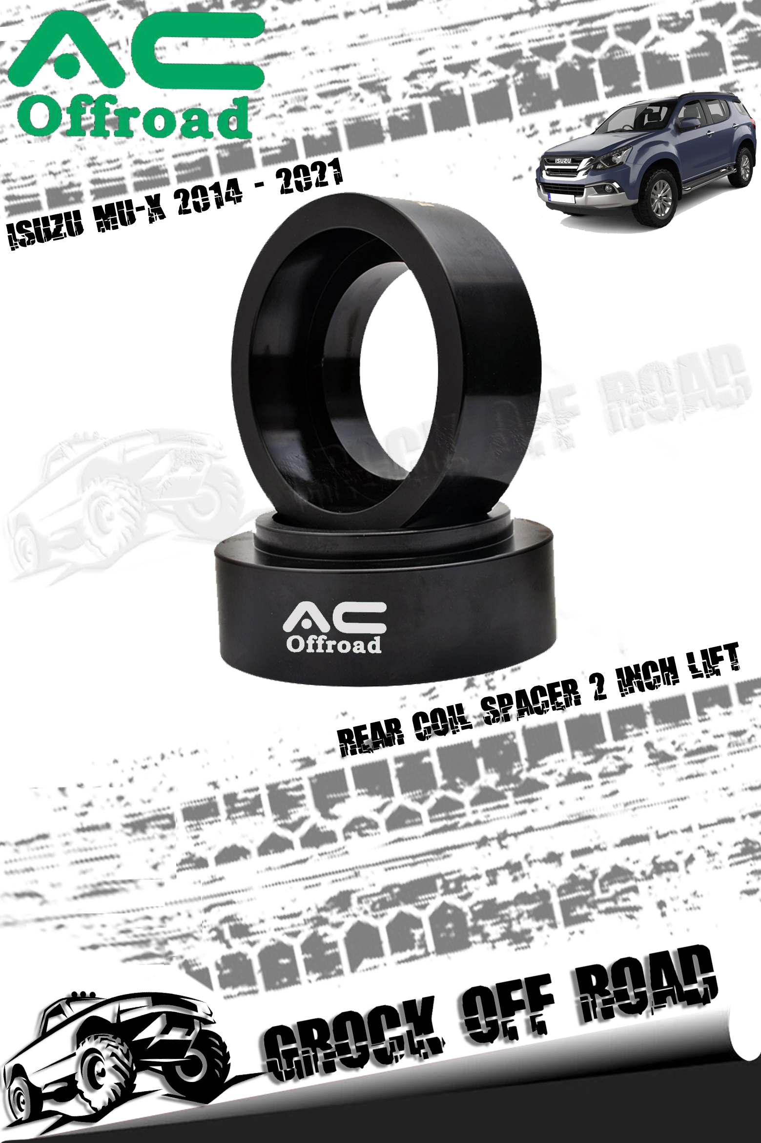 ISUZU MU-X / MUX 2014 2015 2016 2017 2018 2019 2020 2021 AC OFFROAD ( 2 ...