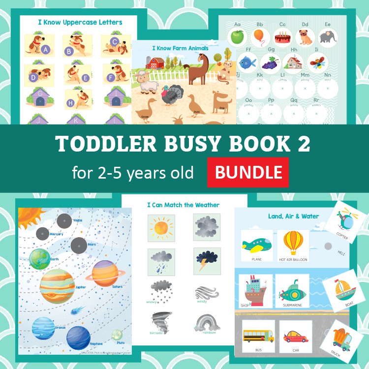 BUSY BOOK BUNDLE 2 for Toddlers, Preschool and Kindergarten | Lazada PH