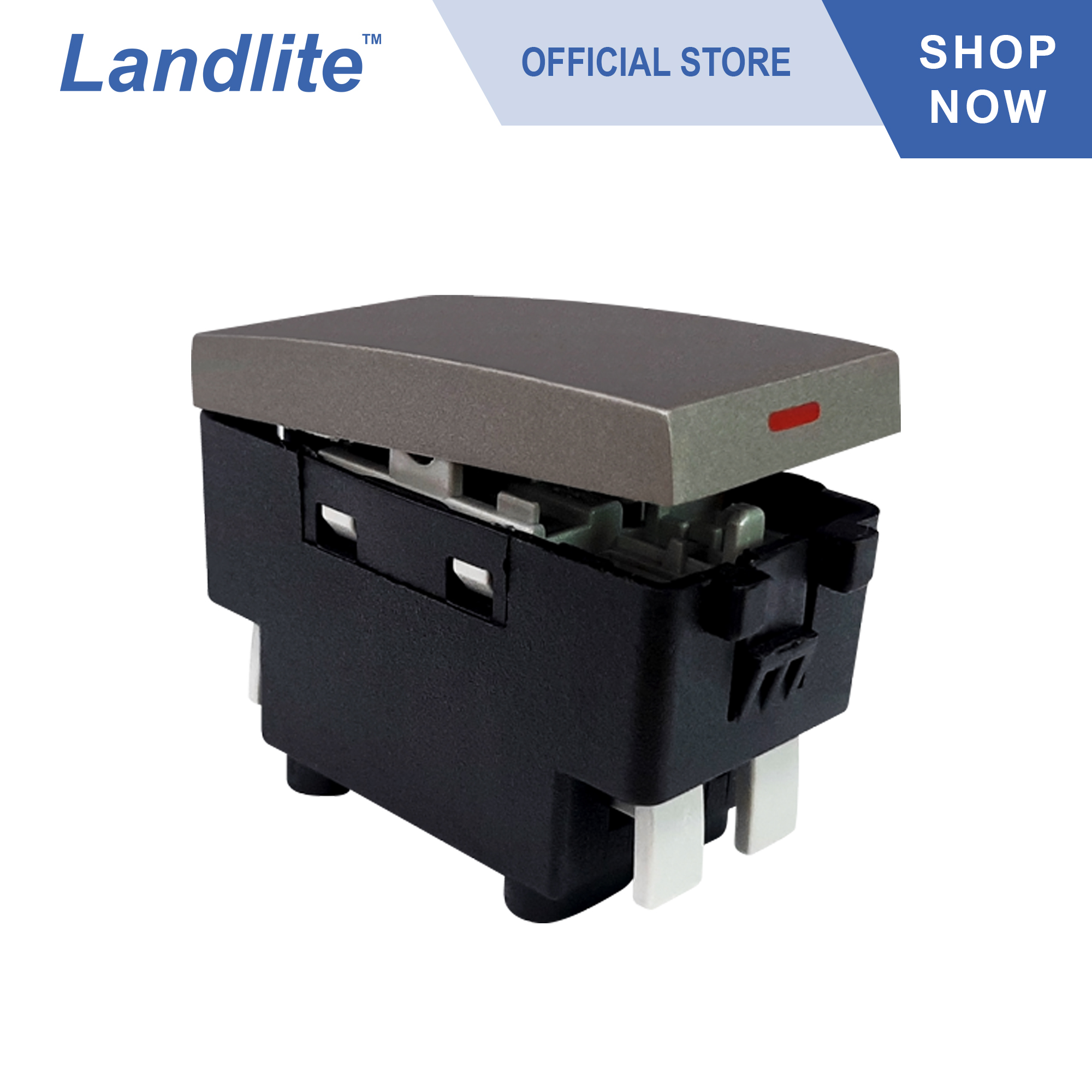 Landlite Wiring Devices LWD-SW-1G-1W-GRY | Lazada PH