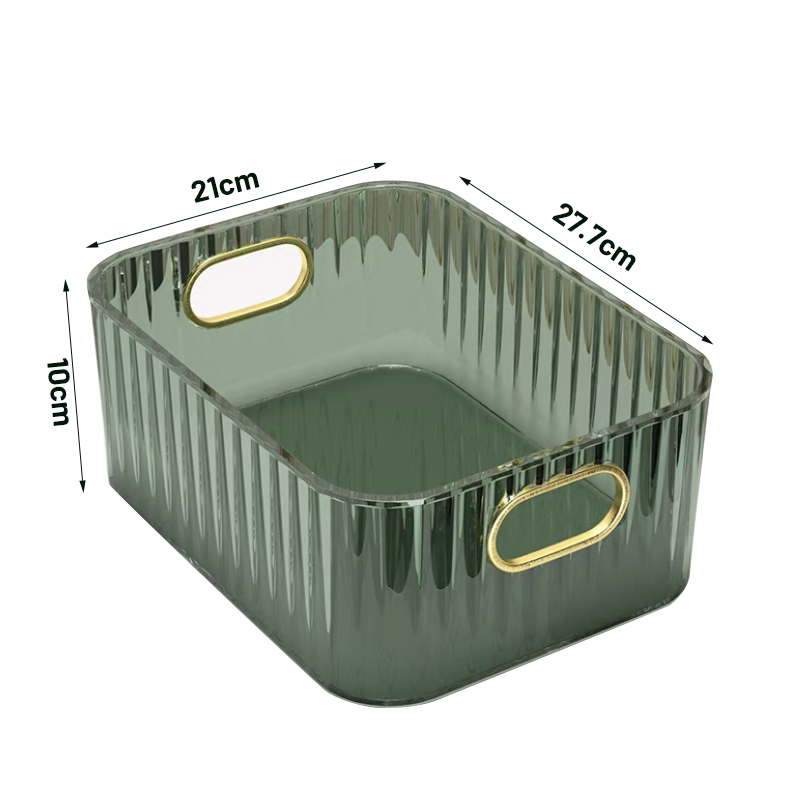 Tidy house Light Luxury Storage Basket Cosmetic Storage Box Desktop ...