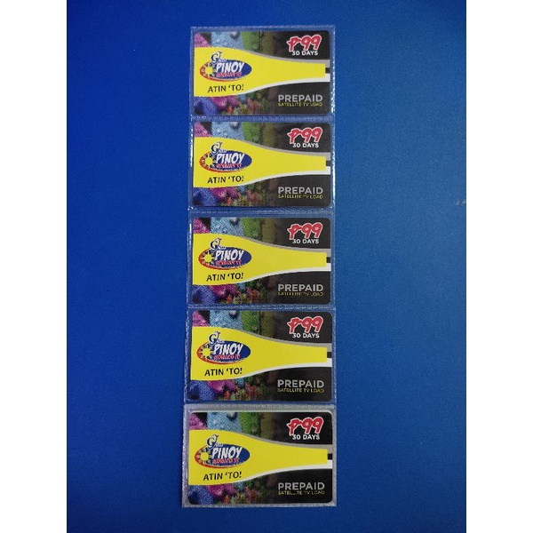 ace tv GSAT PINOY 99 100 PCS. Loading Cards | Lazada PH