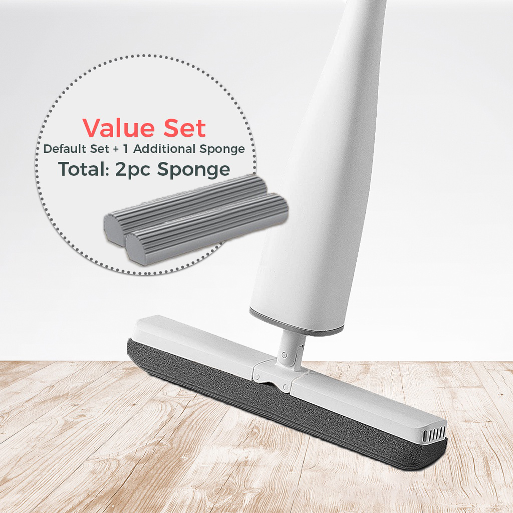 Squeeze Mop Sponge Mop Floor Mop Lazy Squeeze Water Mop Light Weight ...