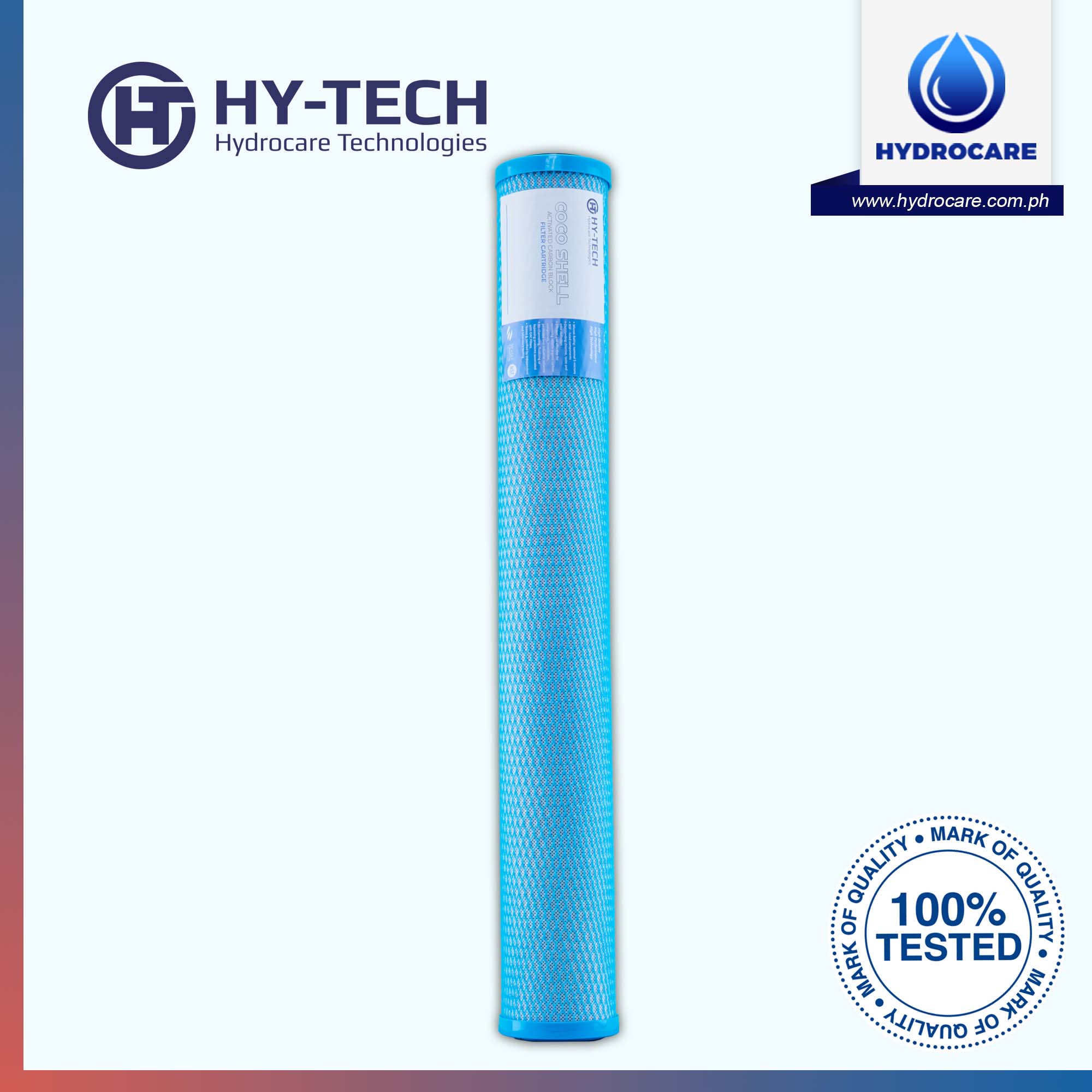 HY-TECH Coco Shell 20 Slim Activated Carbon Block Filter | Lazada PH