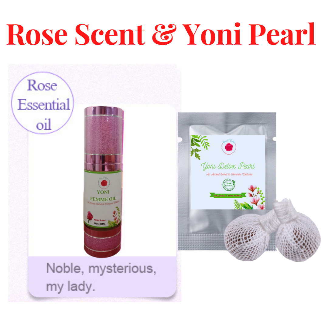 BEST BUNDLE Natural Yoni Detox Pearl + Yoni Oil Vaginal discharge ...