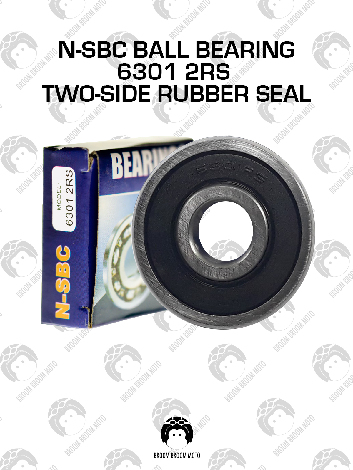 N-SBC Ball Bearing 6301 2RS Two-Side Seal | Lazada PH