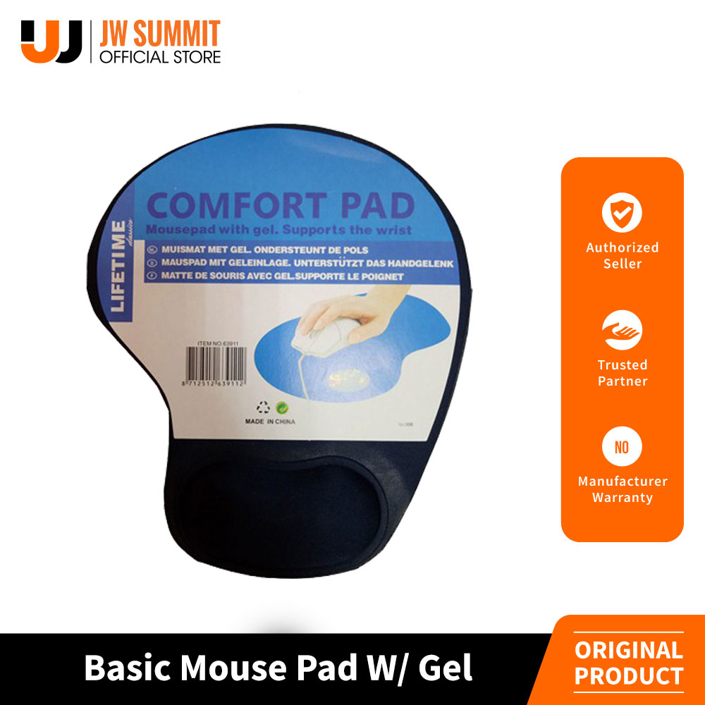 Basic Mouse Pad With Gel (Dark Blue) | Lazada PH