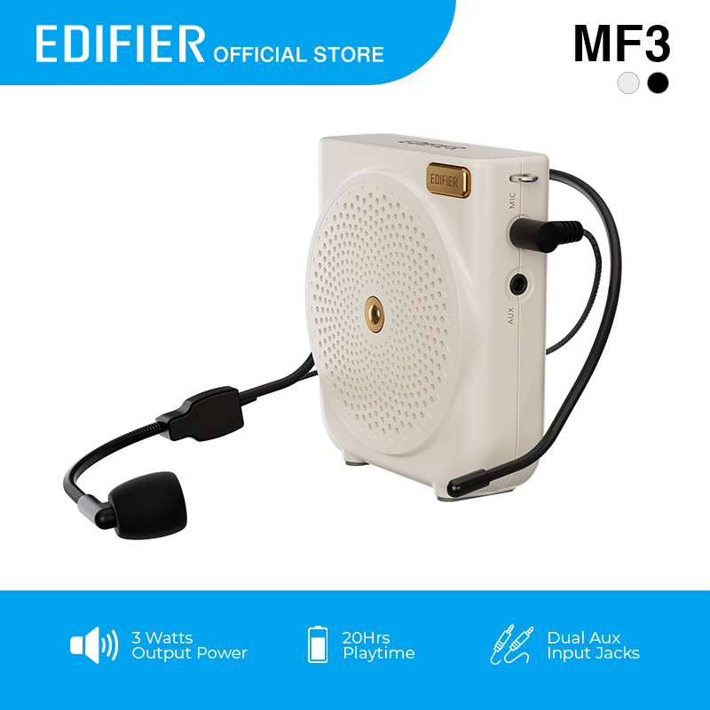 Edifier MF3 Portable Voice Amplifier 3 watts (RMS) output power suitable for indoors and ...