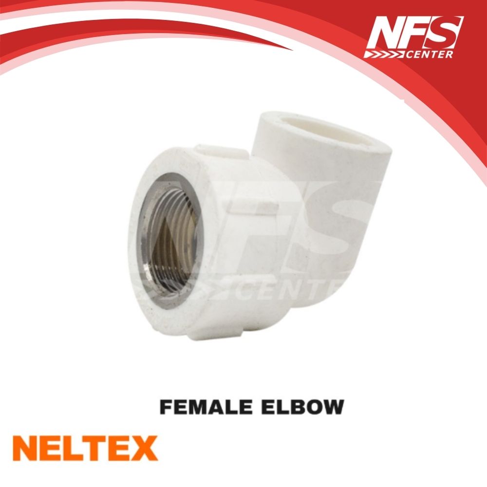 Neltex PP-R Female Elbow | Threaded | Fitting | Lazada PH