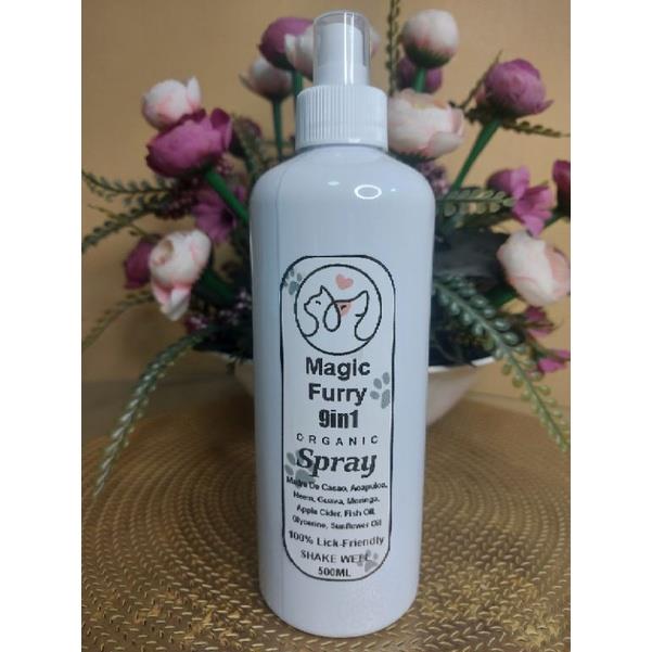 9 in 1 Magic Furry Spray-Pet Skin Problem Solver (w/sunflower oil ...