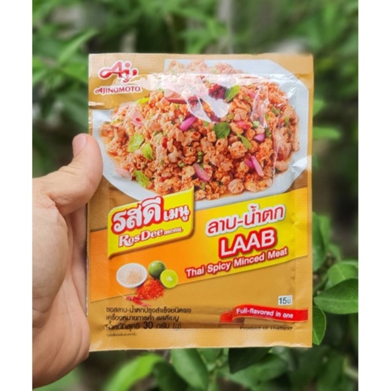 Ajinomoto Rosdee Laab Namtok Thai Spicy Miced Meat powder 30g | Lazada PH