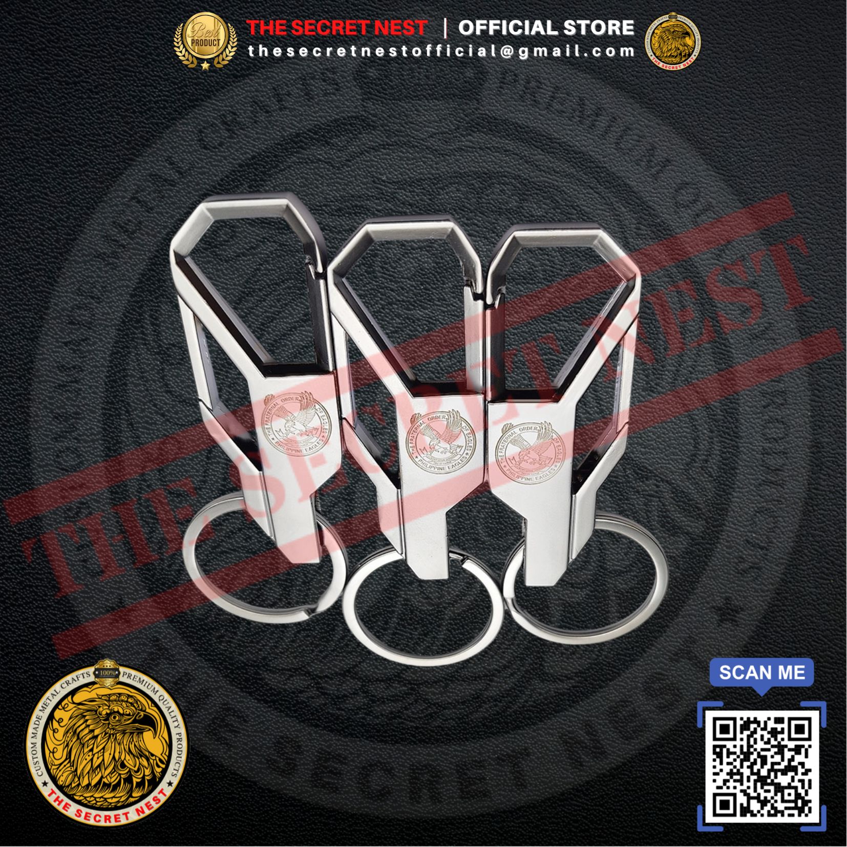 Laser Engraved EAGLES KEYCHAIN (The Fraternal Order of Eagles - Philippine Eagles) | Lazada PH