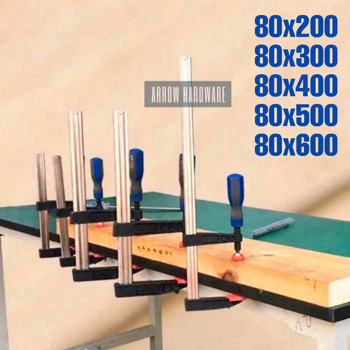 Adjustable Heavy Duty Steel F Type Clamp Professional Woodworking Clamp ...