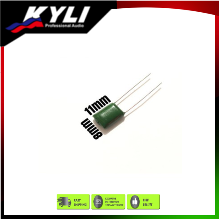 10 Pcs Mylar Capacitor 2A104J for mic input anti feedback | Lazada PH