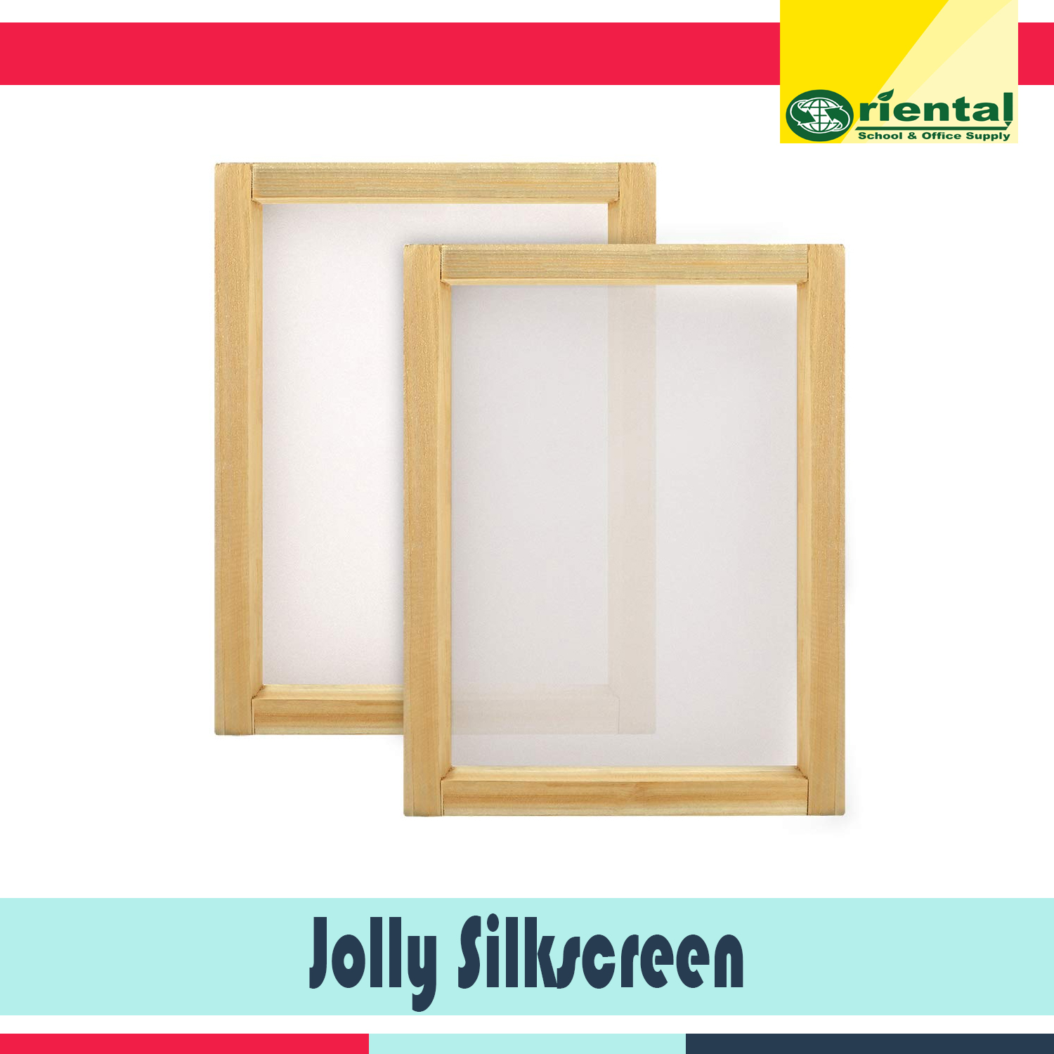 Jolly Silkscreen for Printing - Big Silkscreen w/ NO squeegee - 100 ...