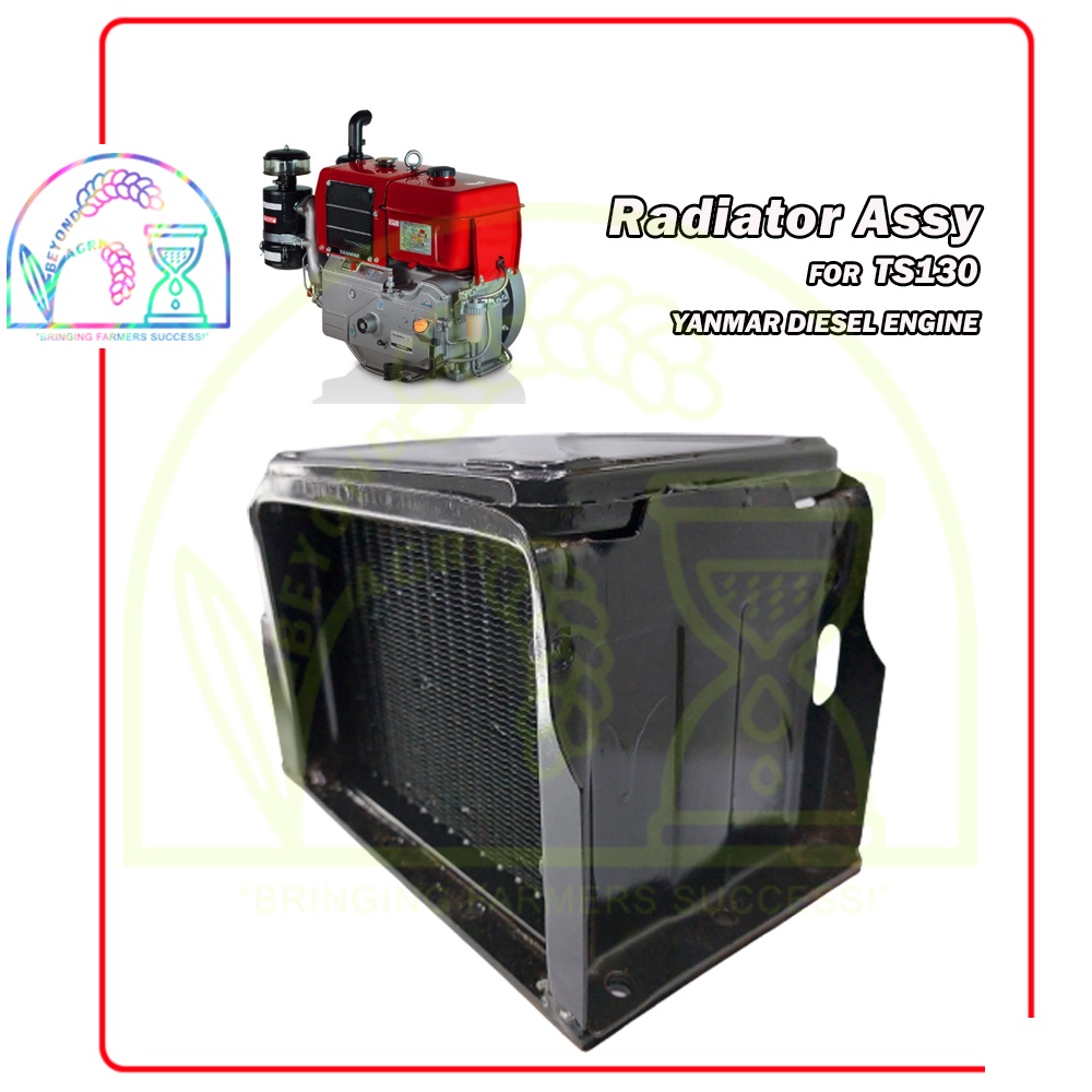Radiator Assembly for TS130 TS 130 Yanmar Diesel Engine Made in Taiwan ...