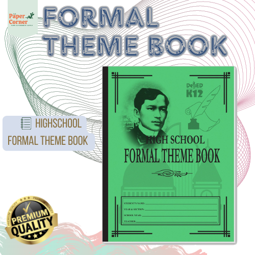 FORMAL THEME BOOK BOOKLET Elementary/Highschool 1PC | Lazada PH