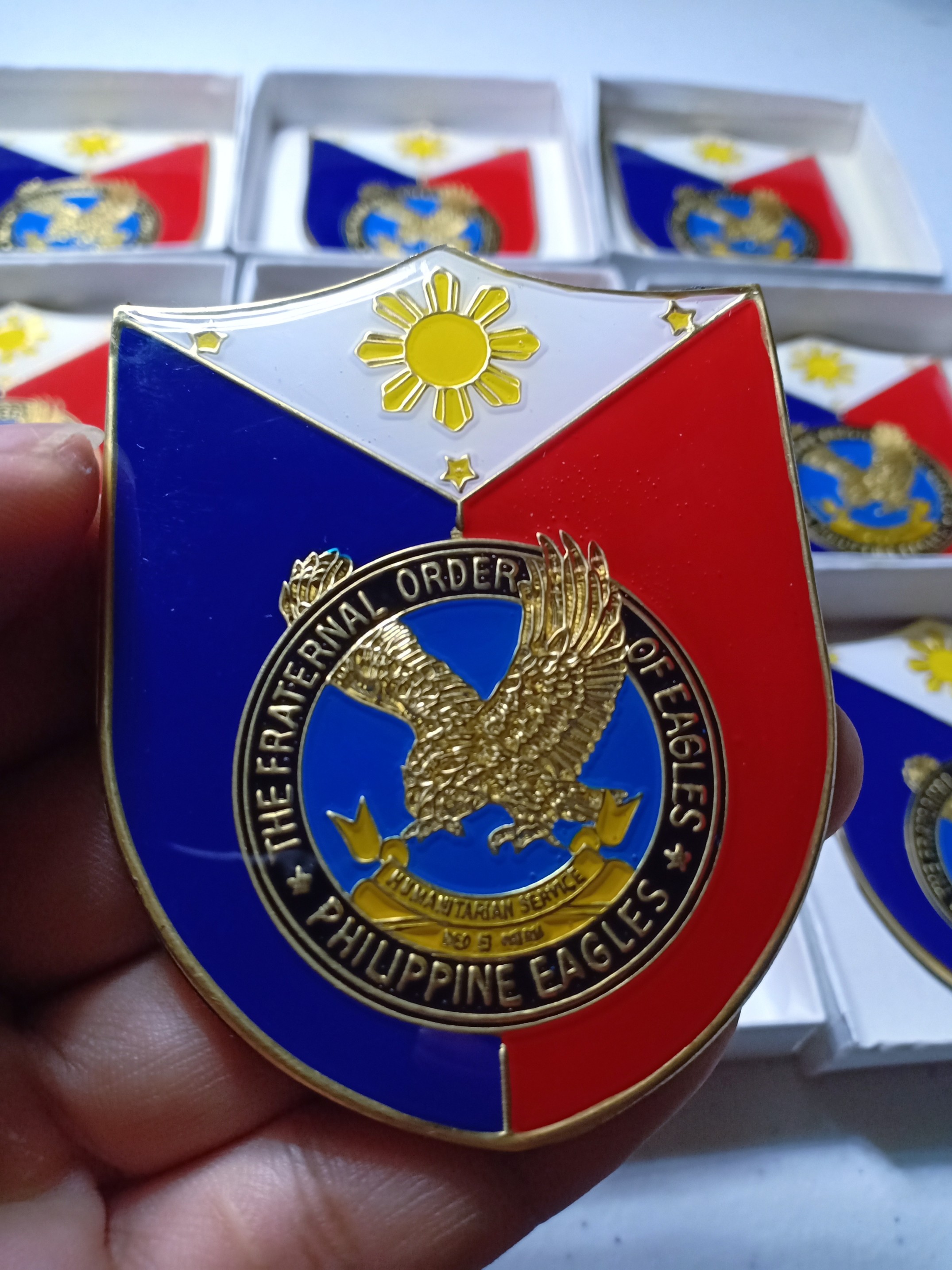 The Fraternal Order of Eagles w/ Philippine Flag Emblem, Laminated ...