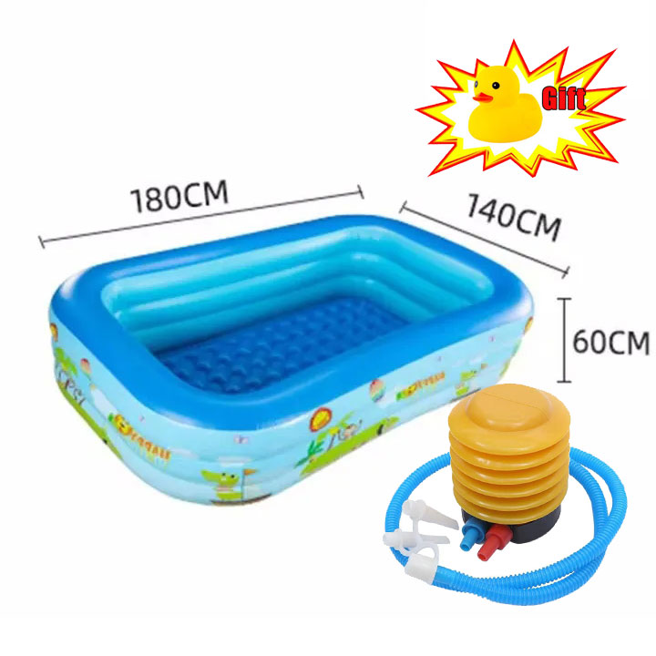 🥇[24 hours delivery](free duck gift)Outdoor Swimming Pool with pump 2 ...