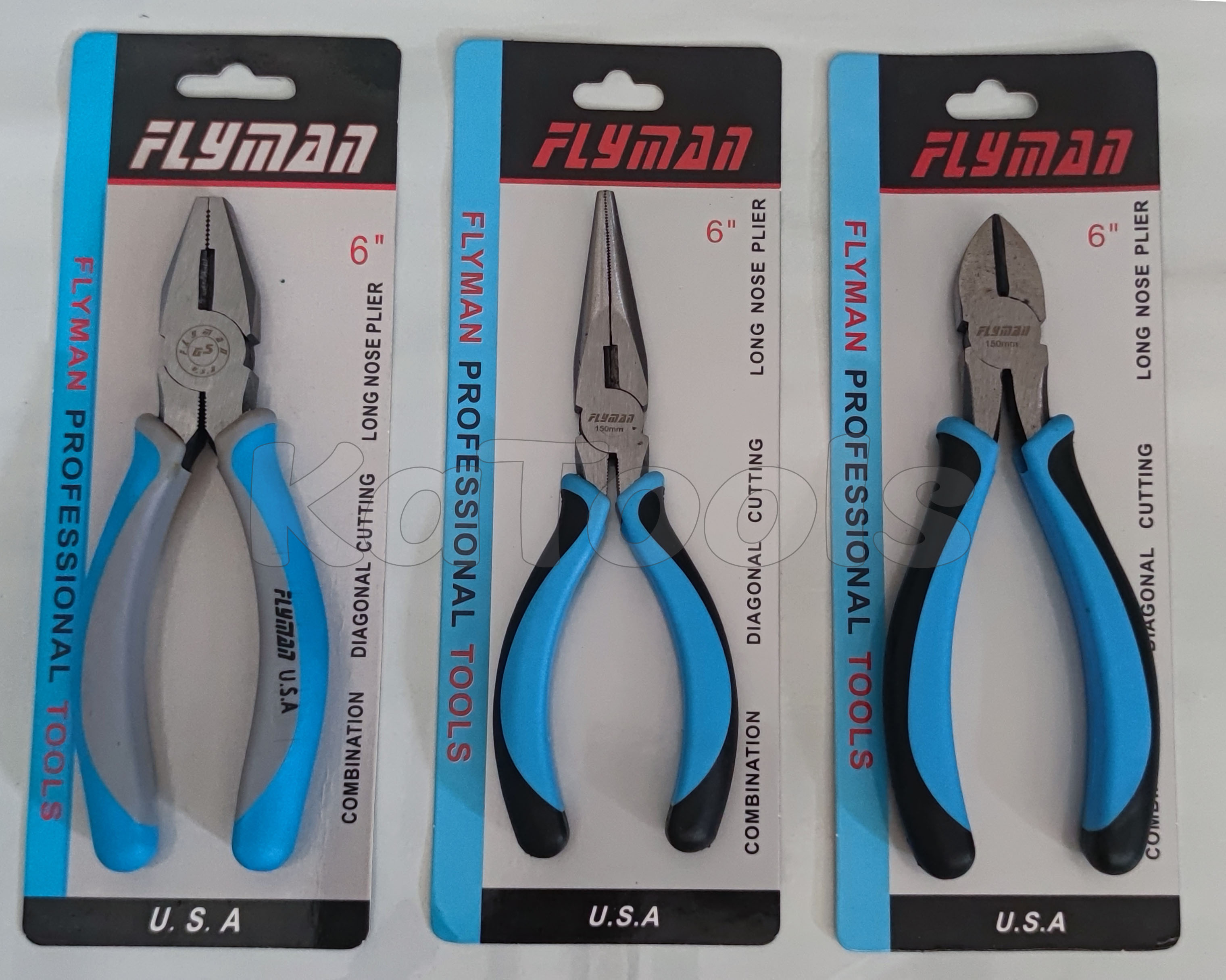 FLYMAN 6" PLIER LONGNOSE CUTTER (SOLD PER PIECE OR SET) | Lazada PH