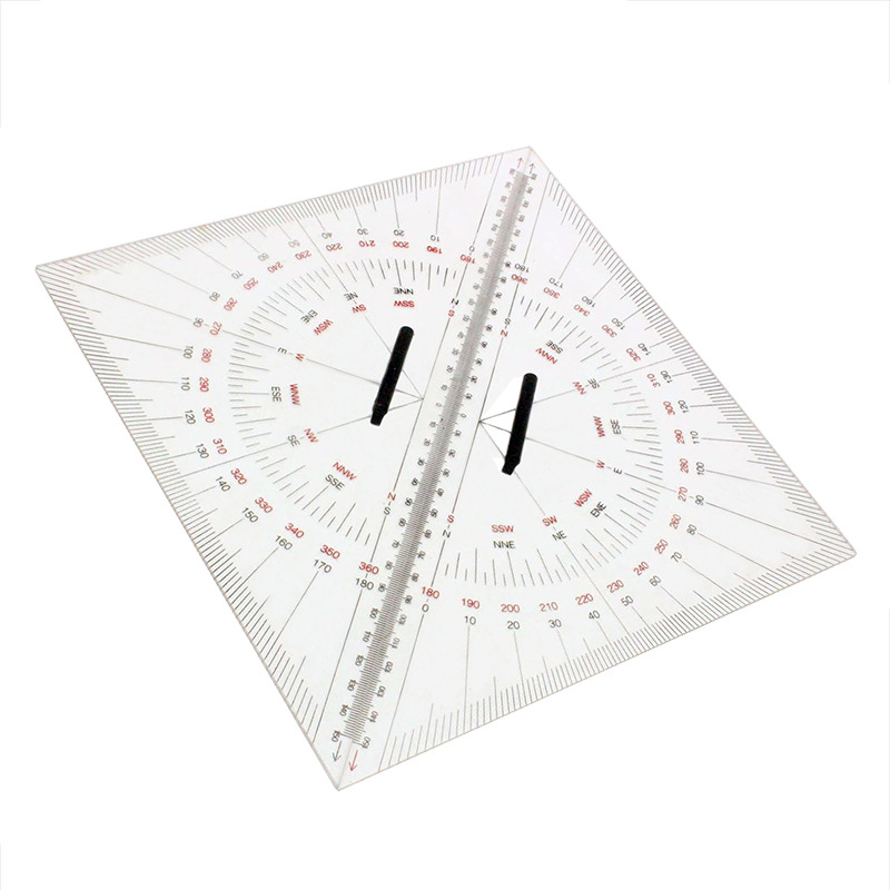 Navigation Chart Drawing Triangle Ruler Ship Chart Drawing Ruler ...
