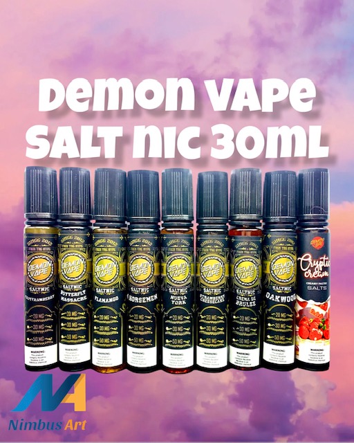 DEMON VAPE PREMIUM SALTS 30ML 60VG/40PG FOR E-CIGARETTE | Lazada PH