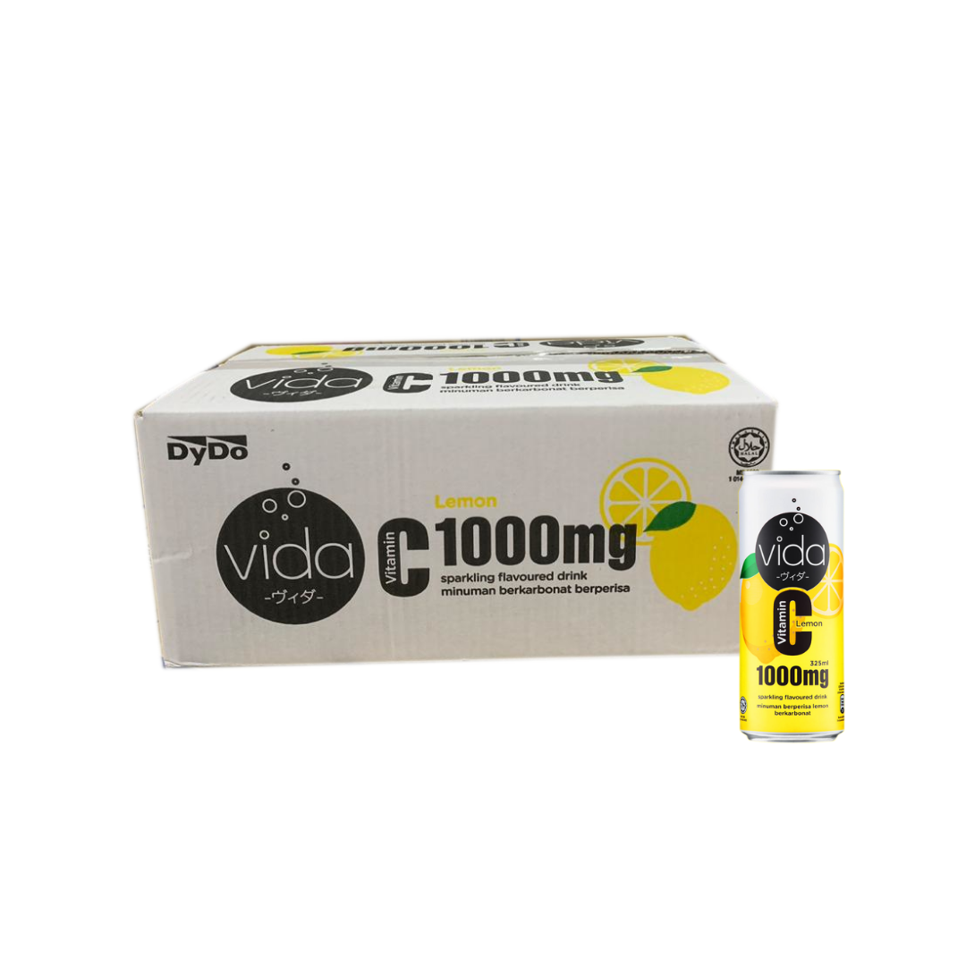 VIDA C Lemon 1000mg (325ml*24/Case - PS-VIDA CASE -Vitamin C, Immune ...