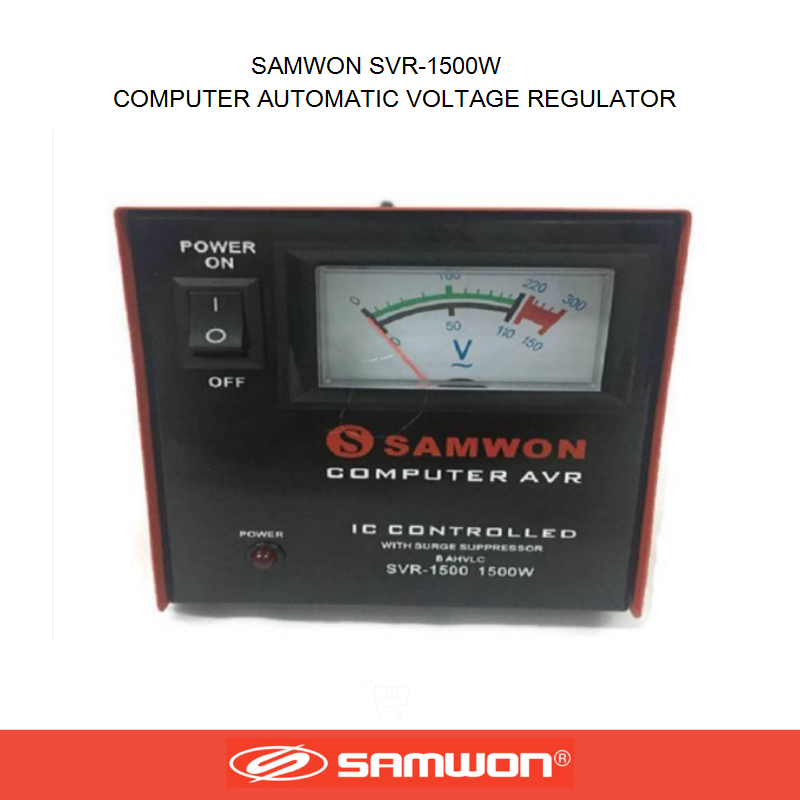 Samwon SVR-1500W Computer Automatic Voltage Regulator | Lazada PH