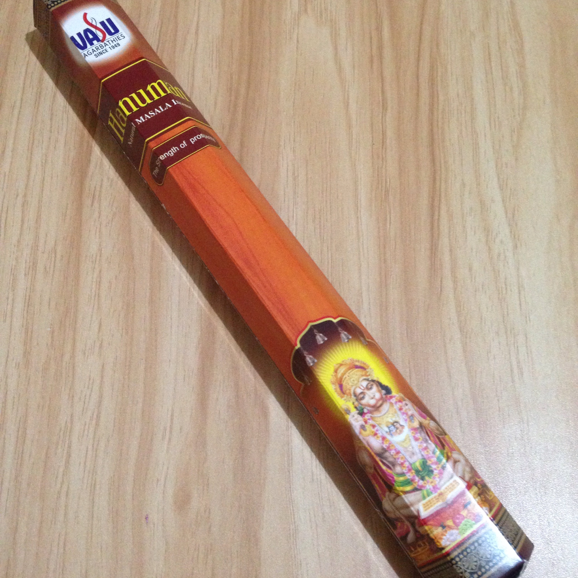 Vasu - Hanuman Natural Masala Incense Sticks " The Strength of ...