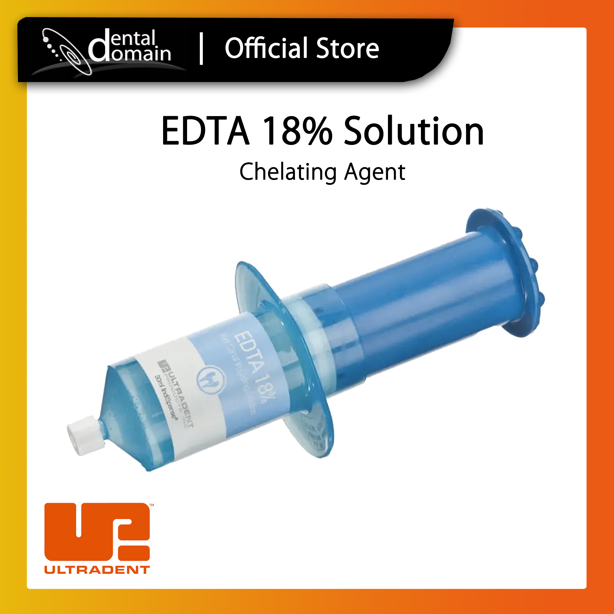 Ultradent EDTA 18% Solution Chelating Agent #Dental Domain Corporation ...