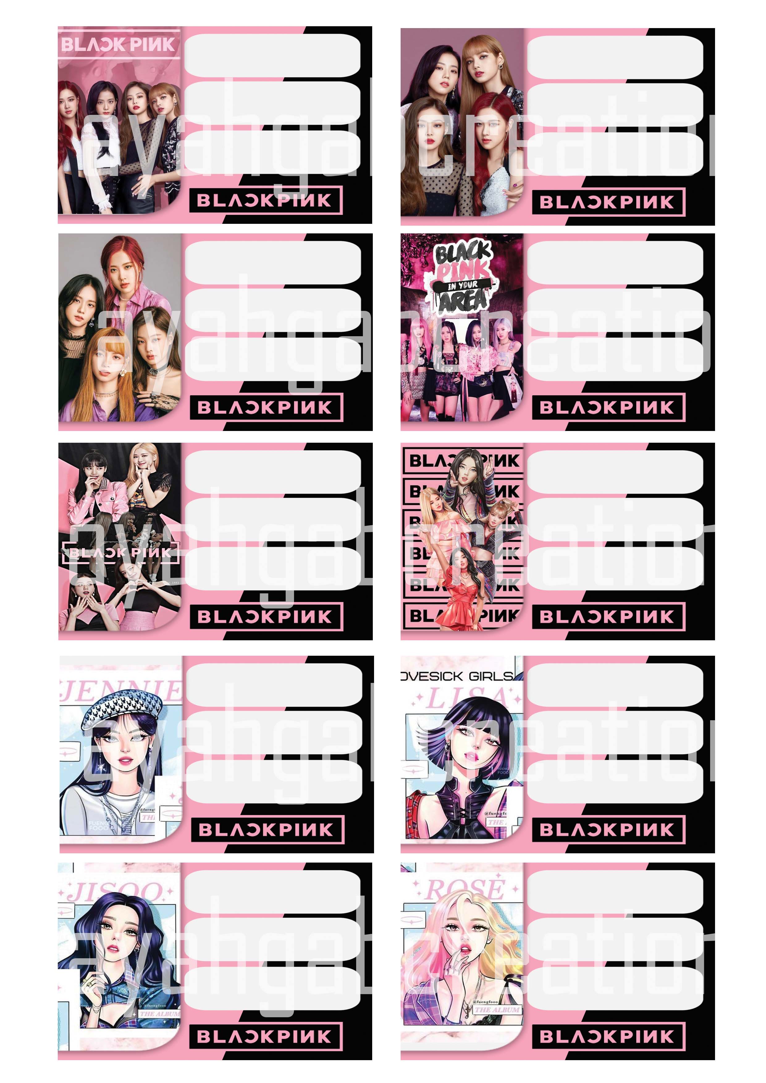 sticker label for notebook and books | Lazada PH