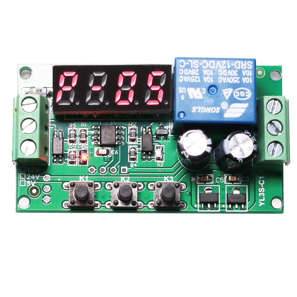 DC 12V Pulse Counter Module High Level Trigger Relay Module 0-10KHz ...