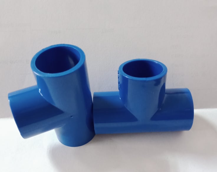 Pvc Blue Fittings Tee 1/2, 3/4, 1, 1 1/4, 1 1/2, 2 | Lazada PH