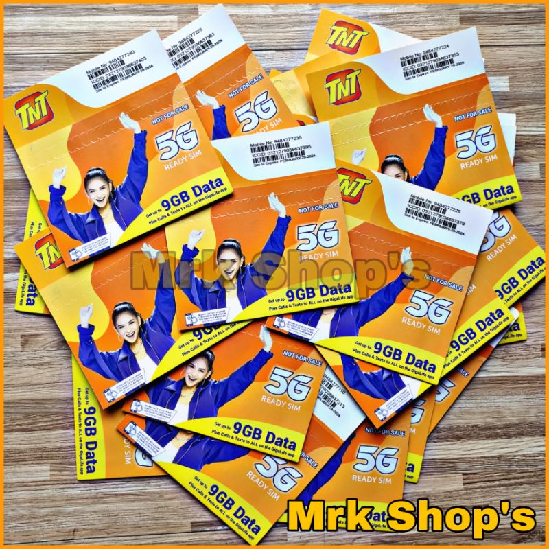 Tnt and Smart 5G Sim 10 Pcs (Fresh with Simbed) | Lazada PH