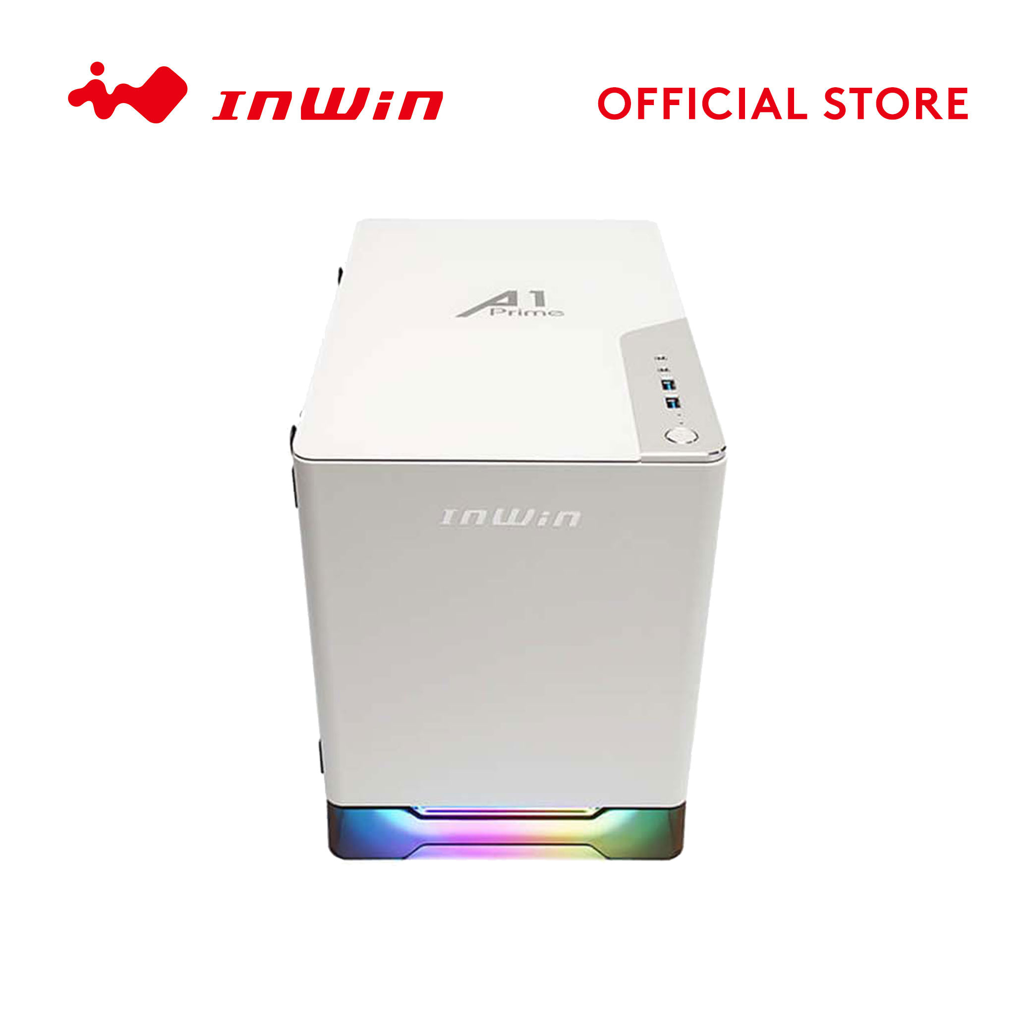 InWin A1 Prime Mini-ITX Gaming Desktop Case White with 750W Gold PSU ...