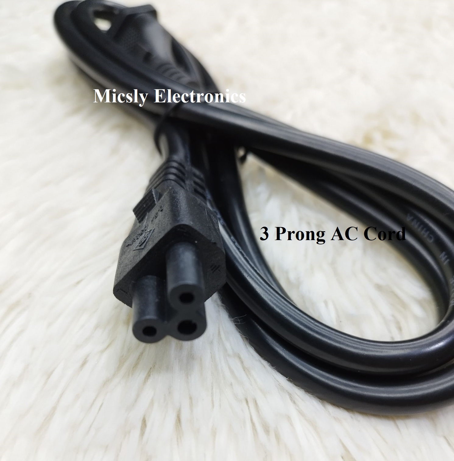 AC Power Cord Universal 3 Prong for Laptop Dell HP Asus Lenovo Acer ...