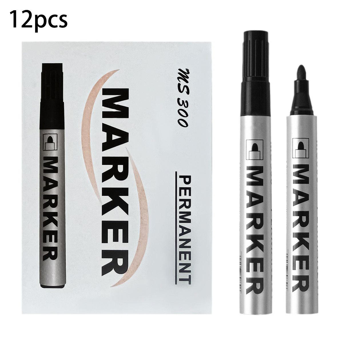 YUTU PERMANENT MARKER MS300 12pcs/box | Lazada PH