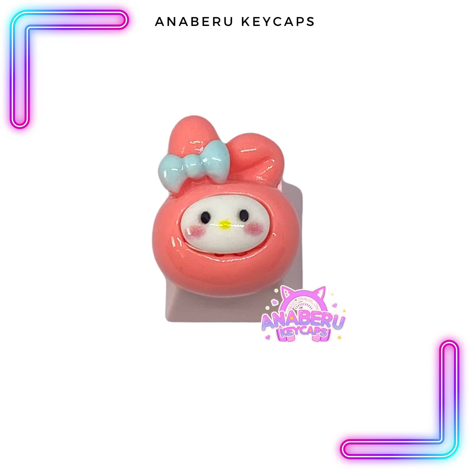 Sanrio Keycaps Kuromi Hello Kitty Pompurin Cinnamon Melody Keycaps for ...