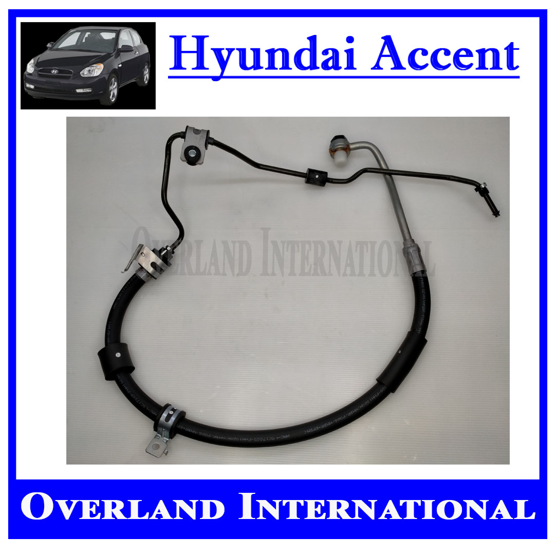 POWER STEERING HOSE OIL PRESSURE, For Hyundai Accent and Kia Rio, 57510 ...