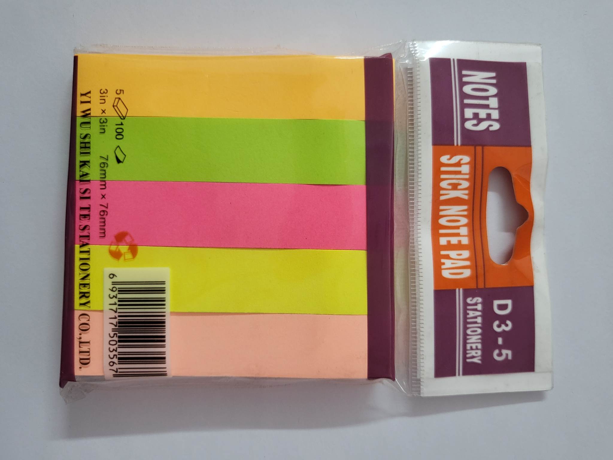 Sticky notes 3x3 (76mmx76mm) 5Pads | Lazada PH