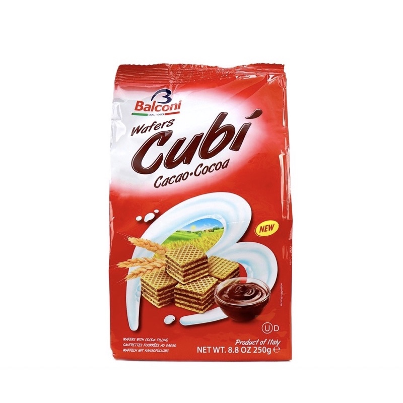 BALCONI CUBI DARK CHOCOLATE WAFERS 250g | Lazada PH