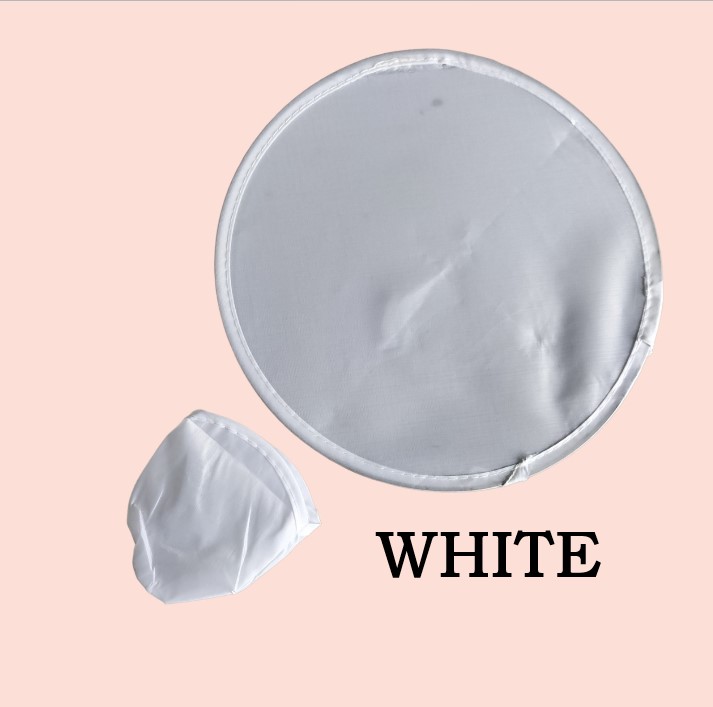 1pc Round Foldable Fan Plain Nylon Colorful Frisbee Fan | Lazada PH