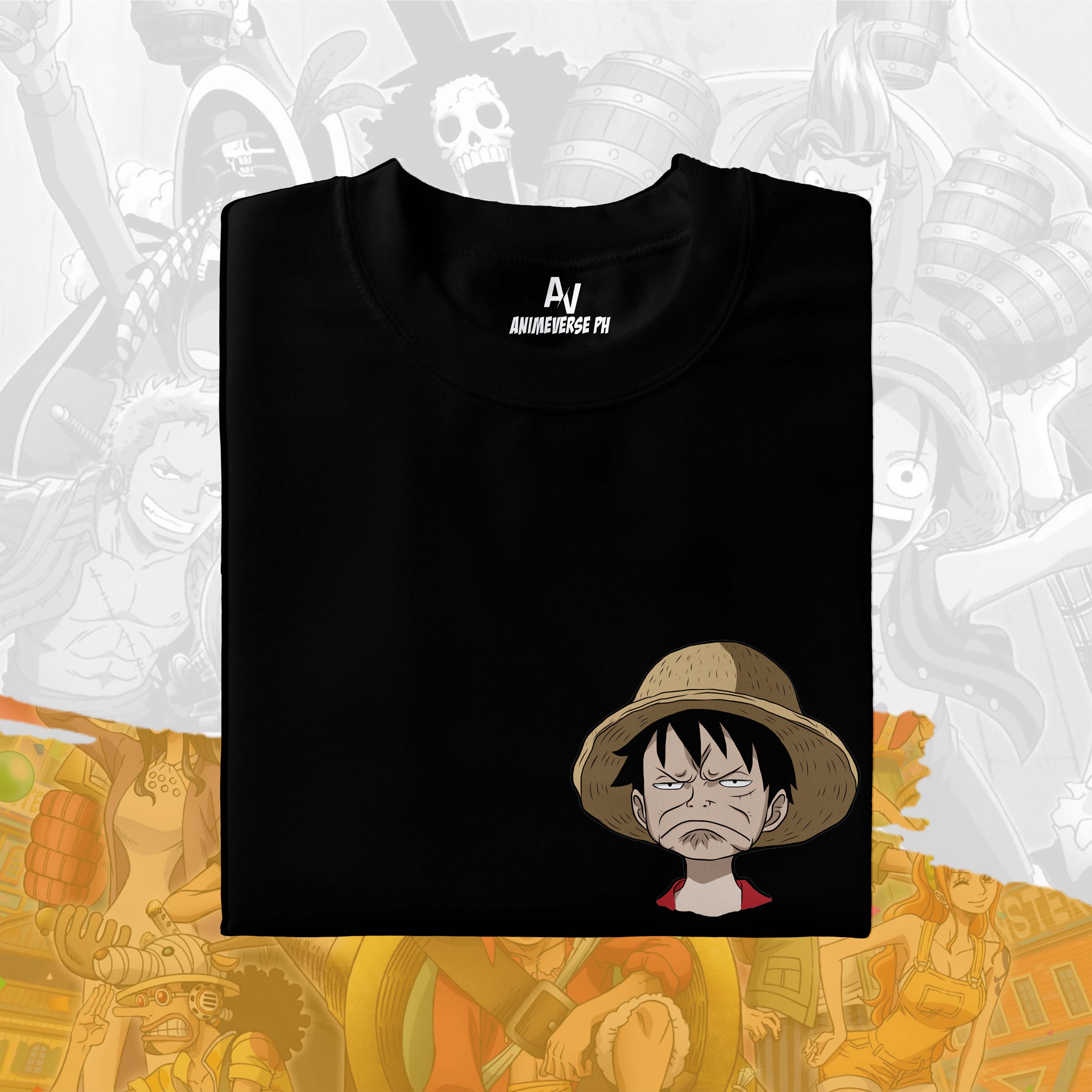One Piece - Disappointed Luffy Pocket Print Shirt | Lazada PH