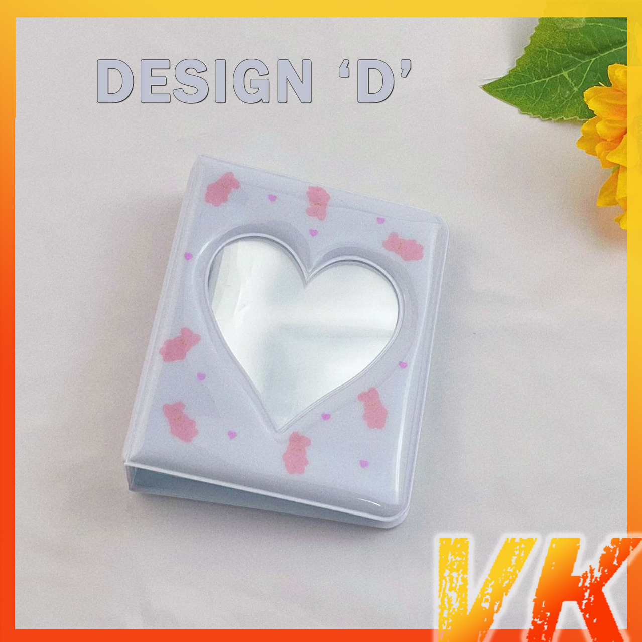 VK Cute Korean Photo Album Mini Portable Picture Display Ins Style Kpop ...