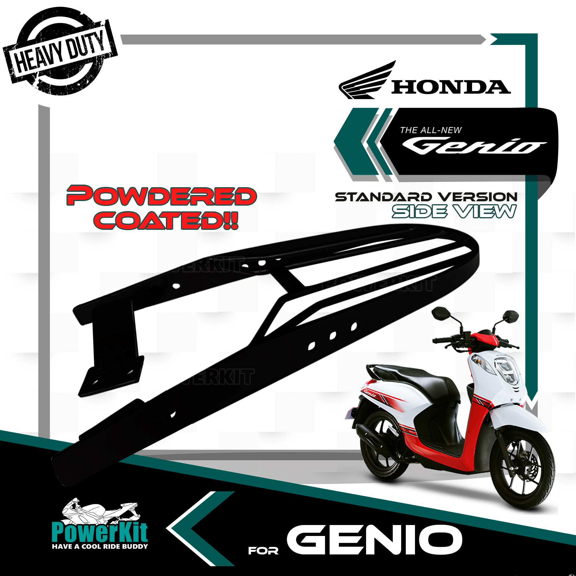 Top Box Bracket for Honda Genio / Honda Accessories / Rack Bracket for motorcycle / Honda Genio ...