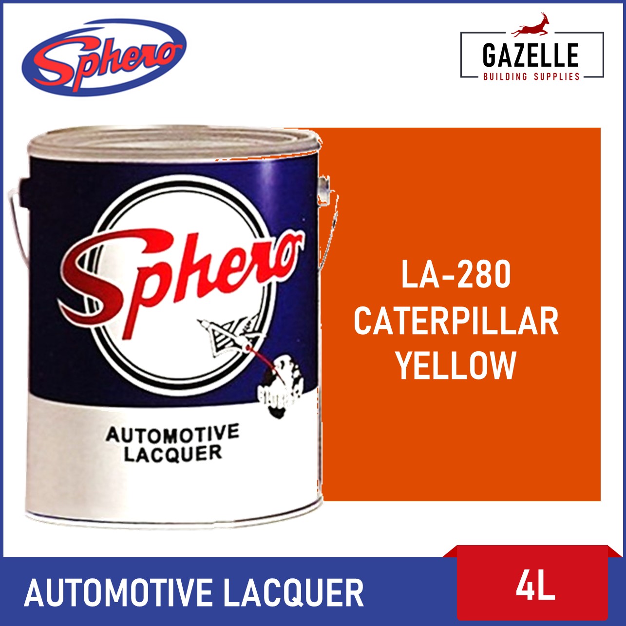 Sphero Automotive Lacquer Cat. Yellow 4L | Lazada PH